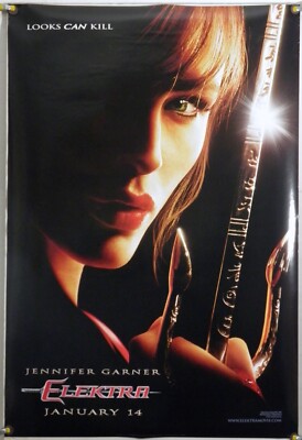 ELEKTRA DS ROLLED ORIGINAL ONE SHEET MOVIE POSTER JENNIFER GARNER ...