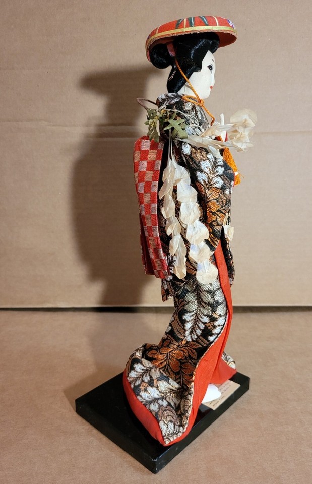 Vintage Nishi Fujimusume Kabuki Drama Doll Made in Japan Wisteria ...