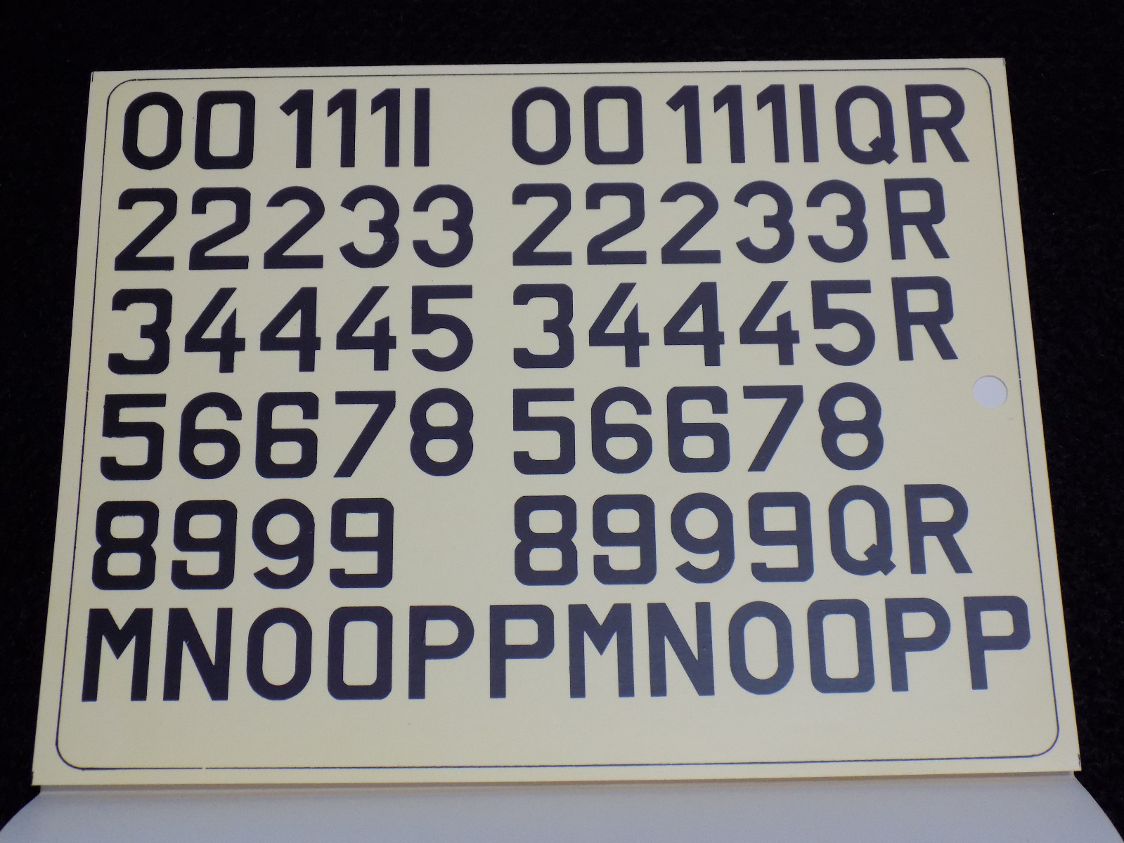 His-Air-Dec Decal 1/72 WWII German Squad Codes 1.2 Meter Black | eBay