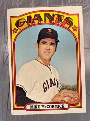 1972 TOPPS #682 MIKE MCCORMICK SAN FRANCISCO GIANTS HI# BASEBALL CARD ...