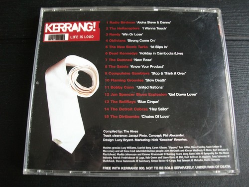 Kerrang Hometaping Vol.1 CD The Damned Dead Kennedys The Saints Flaming ...