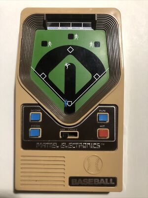 Mattel Electronics Handheld Baseball Game Vintage As Is / For Parts ...