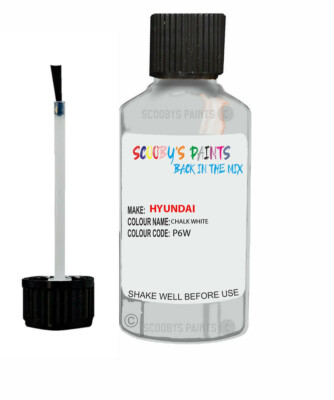 P6W Accent,Kona,Veloster Car Touch Up Piant Paint For Hyundai Chalk ...