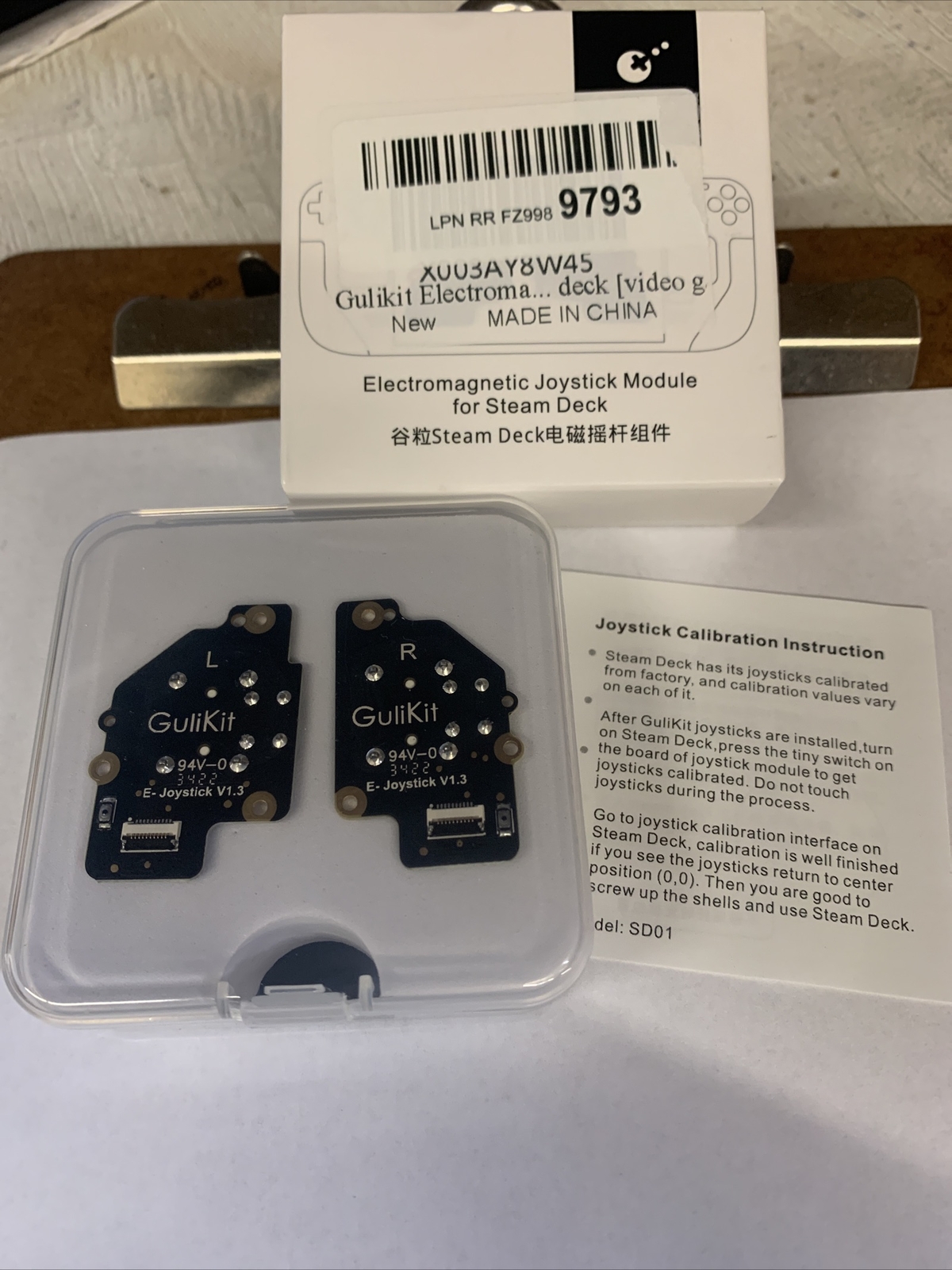 Gulikit Electromagnetic Joystick Module for Steam Deck Patented No ...