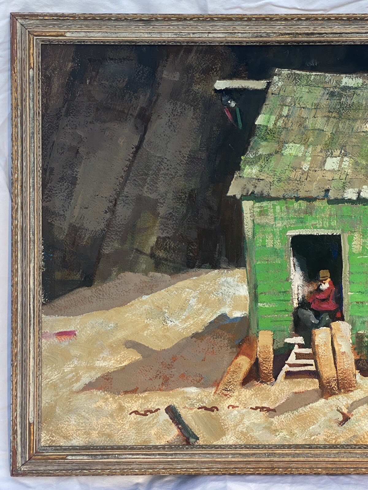 1941 Roy M. Mason Framed Original Painting - Famous NY Artist - Signed ...