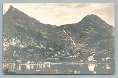 Merok Norway RPPC Antique Real Photo Foto Geiranger Fjord Postcard ...