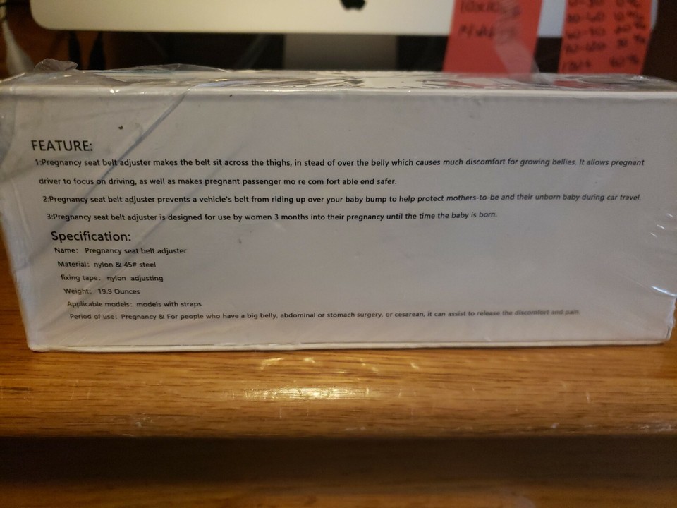 Proud Panda Bump Compression Belt for car/ pregnancy aid | eBay