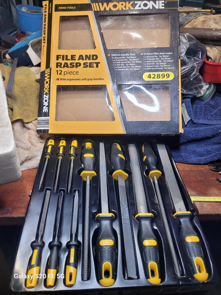 File & Rasp Set, 12 Piece, Aldi Brand. tools, workshop, garage, house ...