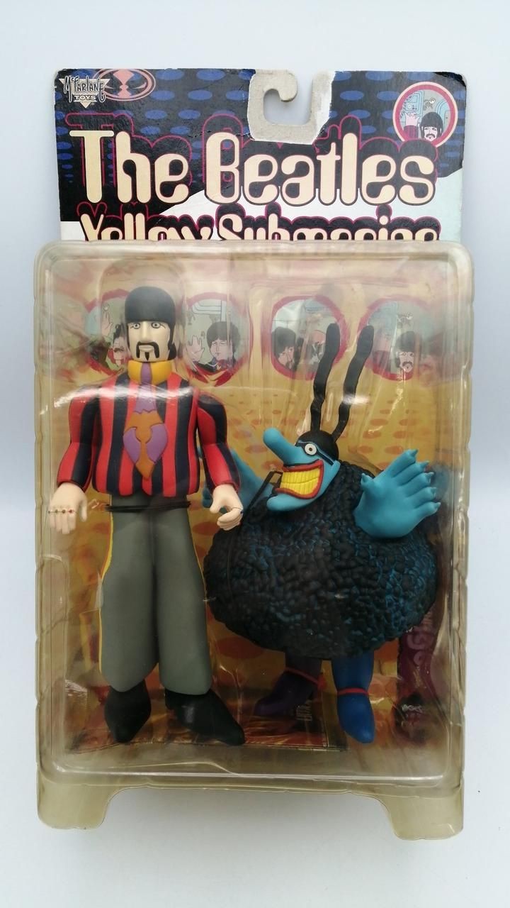 MCFAELANE TOYS THE BEATLES YELLOW SUBMARINE RINGO WITH BLUE MEANIE Used ...