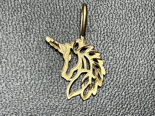 🌸Vintage Michael Anthony MA 83 14k Gold Mystical Unicorn Diamond Cut ...