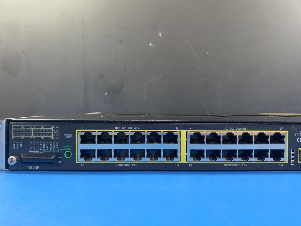 Cisco 4010 Industrial Ethernet 28-Port Switch IE-4010-4S24P | eBay