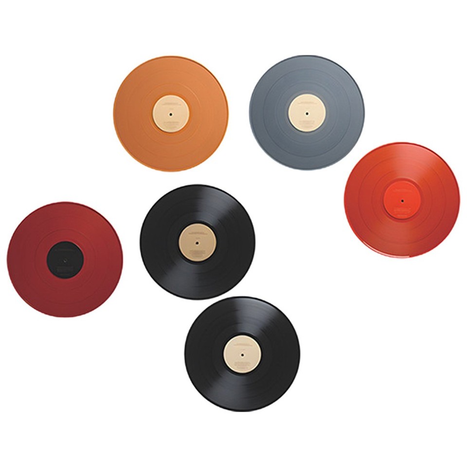 6 Pcs Vinyl Record Decor Records for Wall Aesthetic Musical Notes ...