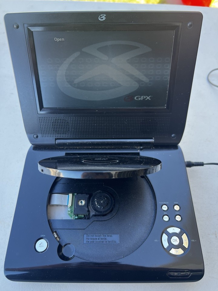 GPX 7” Portable DVD Player & Car Charger- PD730W Travel | eBay
