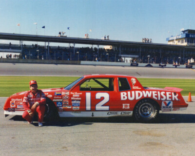 NEIL BONNETT #12 B U D DAYTONA 500 CLOSE UP SHOT 8X10 GLOSSY PHOTO #2W ...