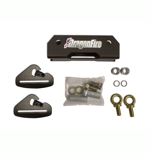 Dragonfire Polaris General Harness Mounting Kit w/DFR EVO Harness Black ...