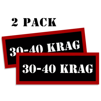 30 40 KRAG Ammo Can label Stickers Decal Ammunition (2 pack) | eBay