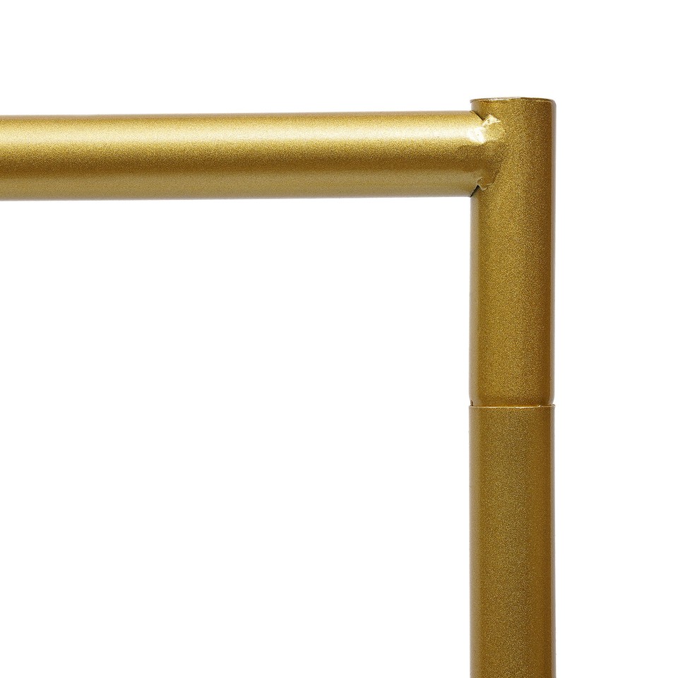 Retro Industrial Clothing Garment Rack 1.6m Freestanding Metal Clothes ...