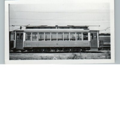 New York And Queens Trolley Car 323 Parked At Woodside Photo 4 5/8 x 2 ...