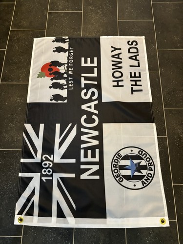 Newcastle Flag - Toon Toon Army 3ft x 2ft Newcastle Football Flag Brand ...