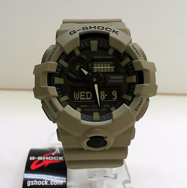 Casio G-shock Ga700uc-5a Super Illuminator Tan Watch - Authorized ...