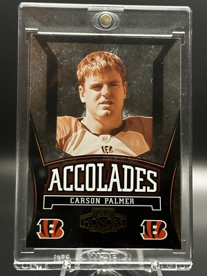 2005 Playoff Honors Accolades Bengals Football Card #A9 Carson Palmer ...