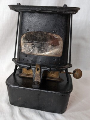 Florence & Central Oil & Gas Co Portable Lamp & Camp Stove / Sad Iron ...