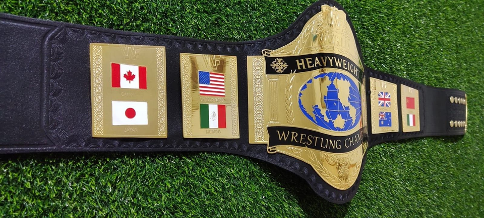 Hulk Hogan 86 World Heavyweight Wrestling Championship Replica Belt 4mm ...