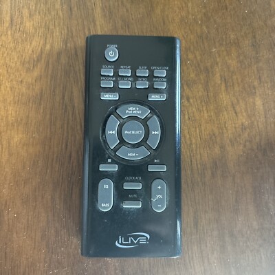 I Live iPod Dock IH319B Remote | eBay