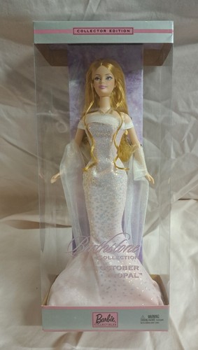 2002 Birthstone Collection October Opal Barbie | eBay