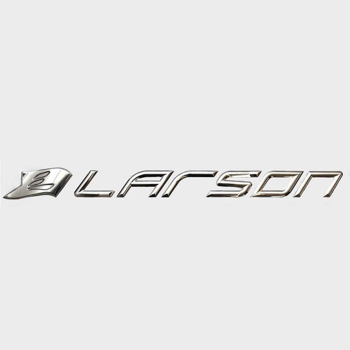 Larson Boat Raised Decal 8154092 | Silver Logo Sticker | eBay