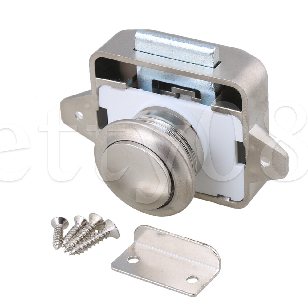 Push Button Cabinet Latch for Cupboard Cabinet Door Furniture Door | eBay