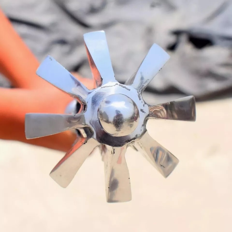 Custom Handmade High Carbon Steel Medieval Flanged Mace Battle Ready W ...