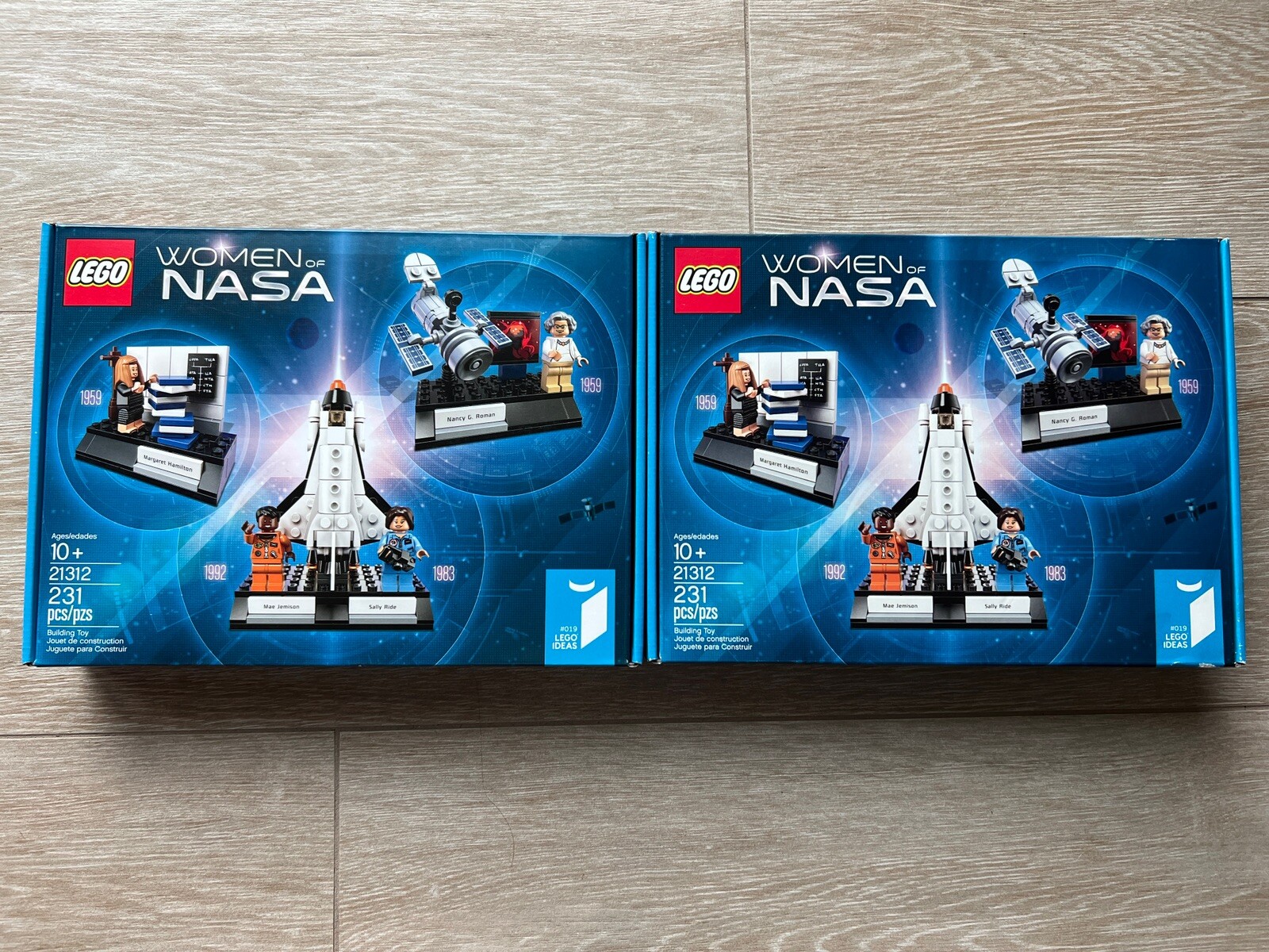 LEGO Ideas 21312 Women of NASA Space Retired 231 pc. TWO sets free ...