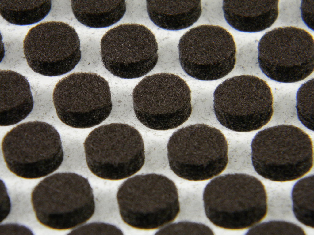 Felt Cabinet Door Felt Furniture Pads Dark Brown – 3/8” (10mm)