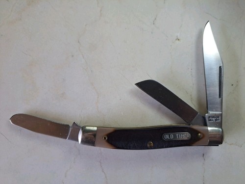 VINTAGE OLD TIMER Schrade 80T Pocket Knife Made USA | eBay