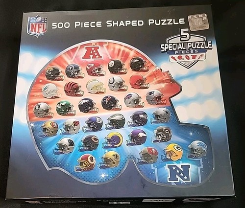 NEW Licensed NFL 500 Piece Helmet Shaped Jigsaw Puzzle | 32 Teams ...