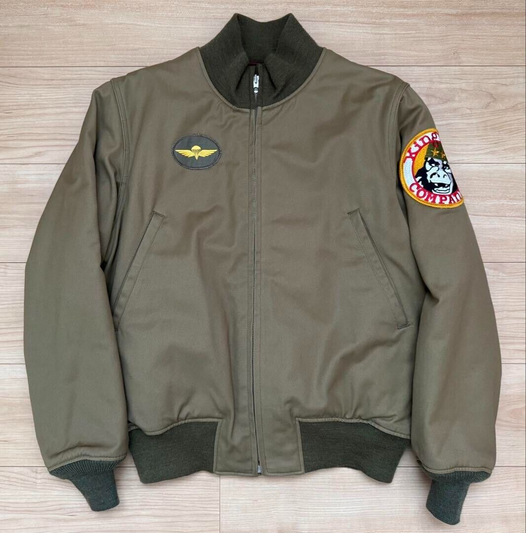 The REAL McCOY'S TAXI DRIVER Tanker Jacket Men Size S Beige The REAL McCOY'S TAXI DRIVER Tanker Jacket Men Size S Beige