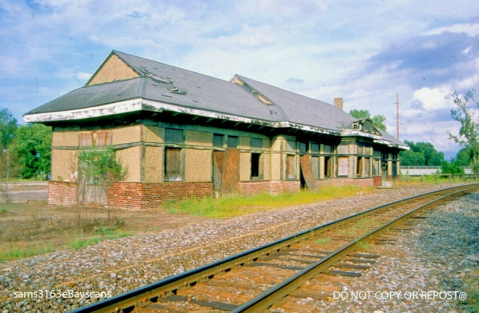 ORIGINAL SLIDE GULF MOBILE & OHIO RR (KCS) DEPOT LOUISIANA MO 2021 | eBay