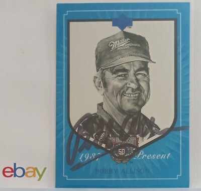 Bobby Allison Signed 1998 Upper Deck Nascar 50th Anniversary Card #AN20 ...