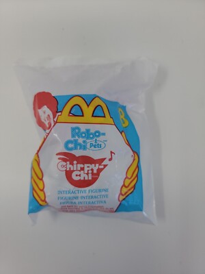 McDonalds Happy Meal Robo-Chi Pets Chirpy-Chi #8 NEW SEALED Sega Toys ...