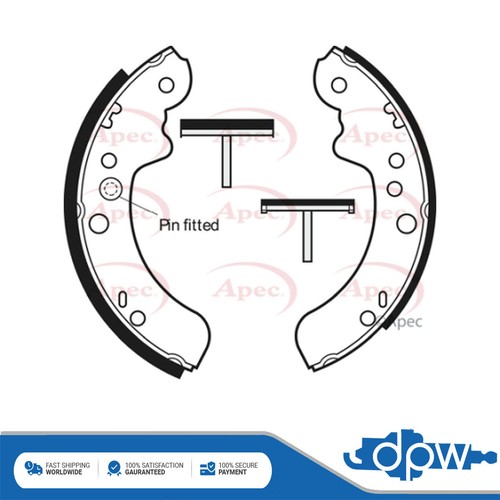 Fits Carbodies FX Fairway Ford P100 LTI TX LDV Convoy Brake Shoes Set ...