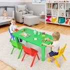 Kids Portable Plastic Table Learn and Play Activity School Home ...