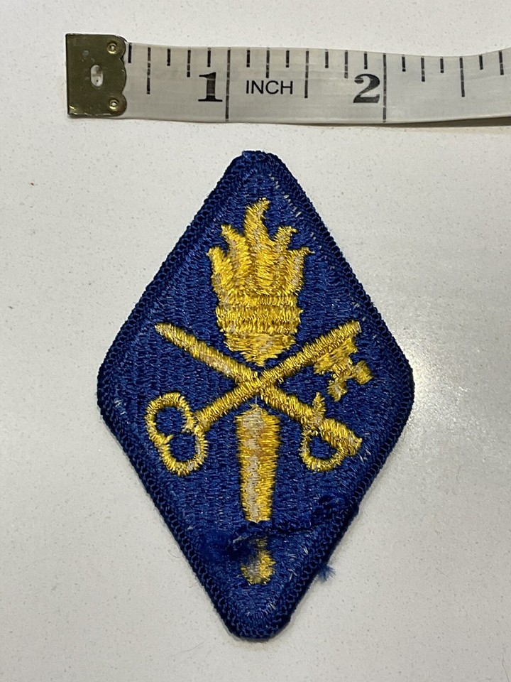 Vietnam era U.S. ARMY MILITARY QUARTERMASTER CENTER SCHOOL MERROW COLOR ...