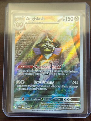 Pokemon Card TCG - Aegislash 210/182 Illustration Rare Paradox Rift ...