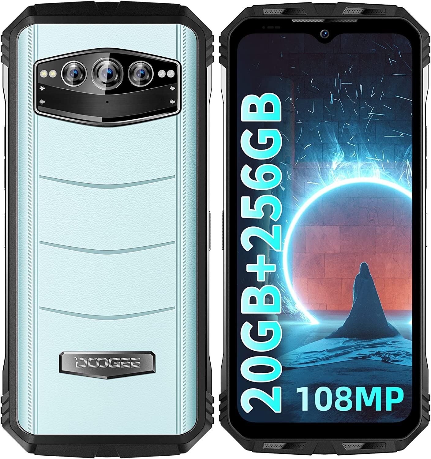 DOOGEE S100 Smartphone Unlocked 20GB+256GB Mobile Phone Dual SIM 120Hz ...