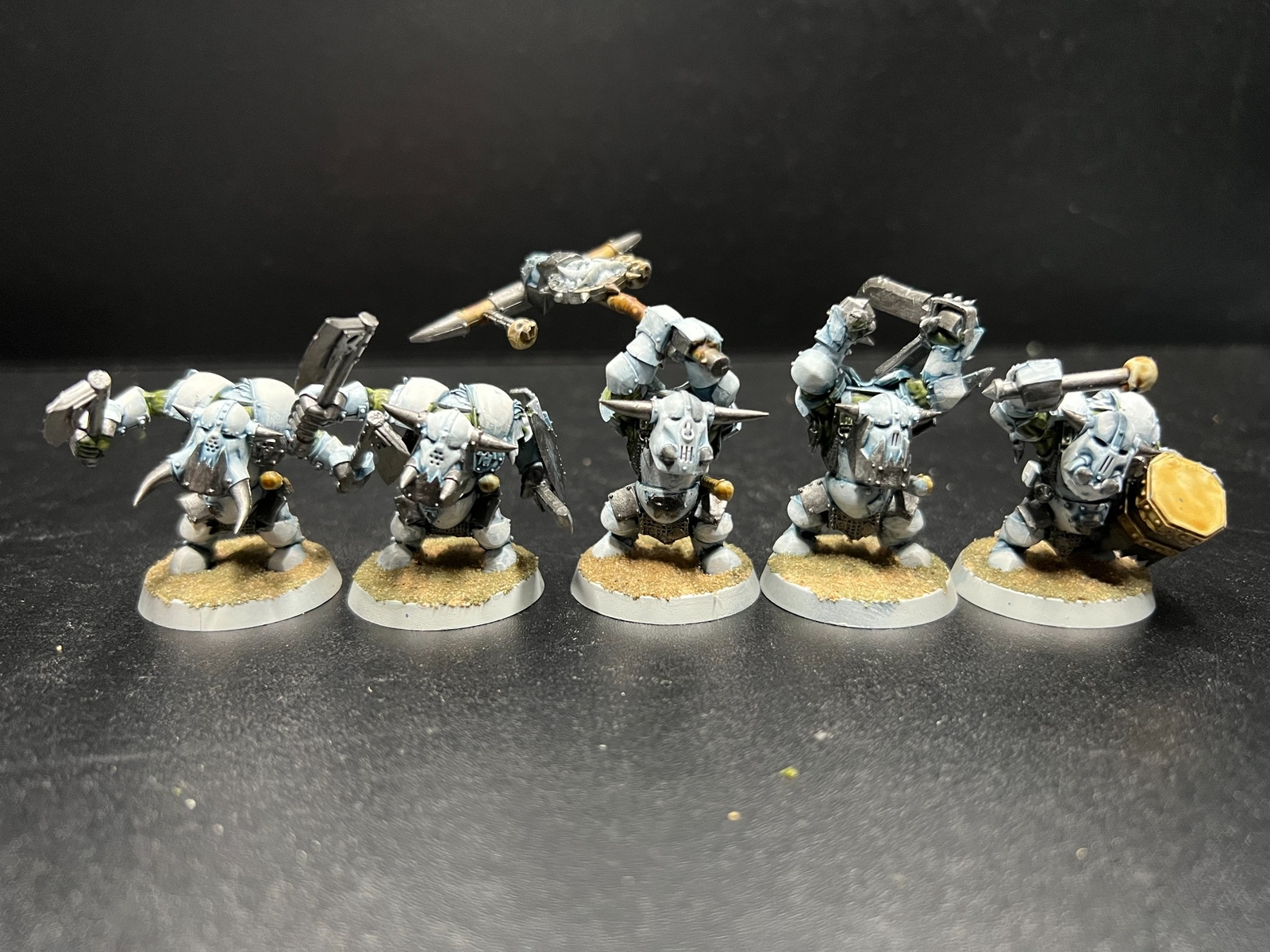 Warhammer AOS Destructions Orruks 5x Ardboyz old sculpt oop well ...