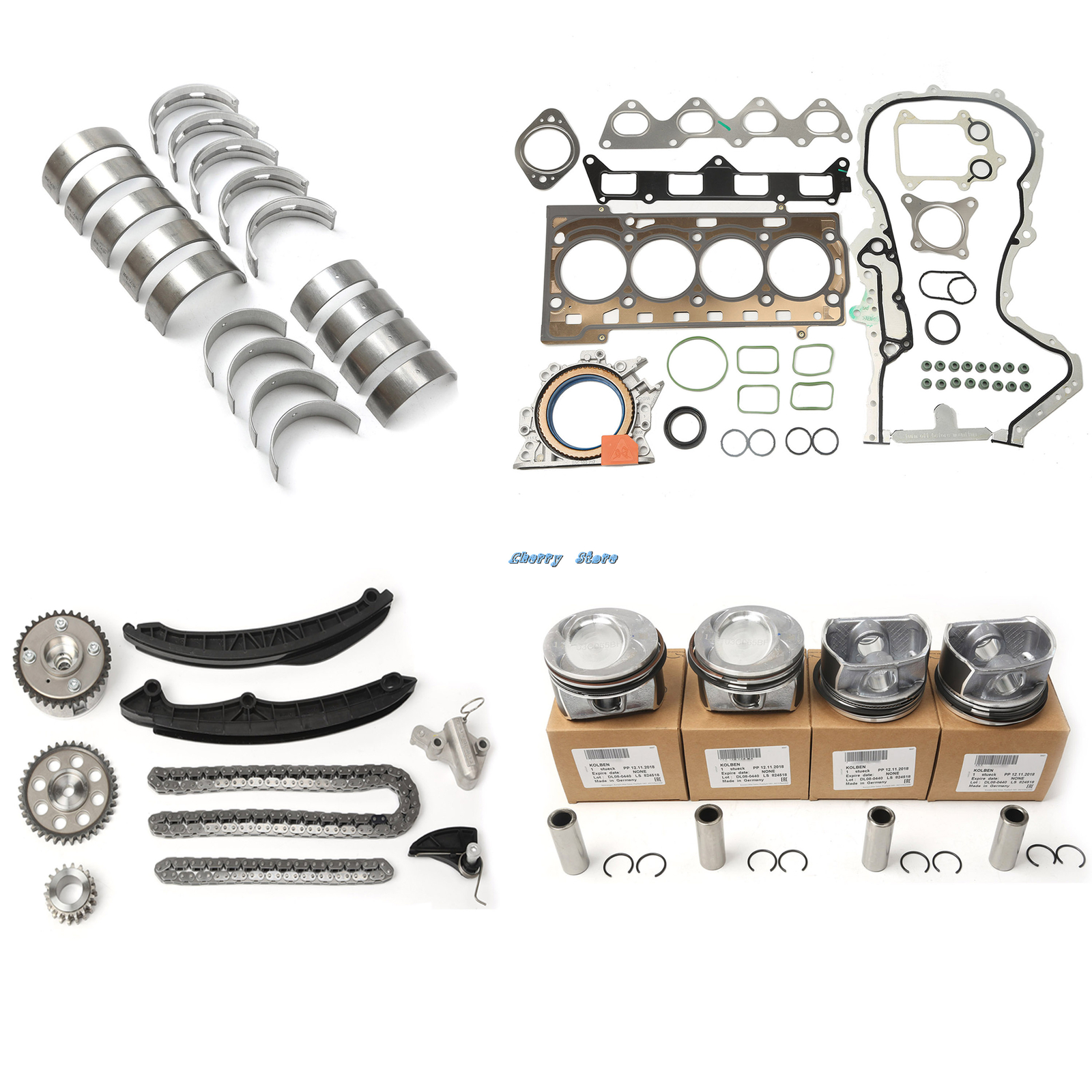 Engine Repair Rebuild Kit Fit For VW AUDI SEAT SKODA 1.4TSI EA111 CAVD ...