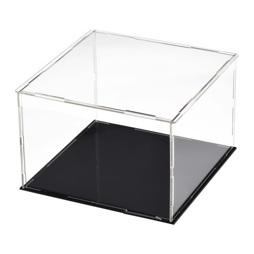 Acrylic Clear Display Case Box Dustproof Showcase Cube Collectibles ...