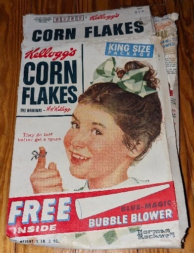 Vintage Corn Flakes Box