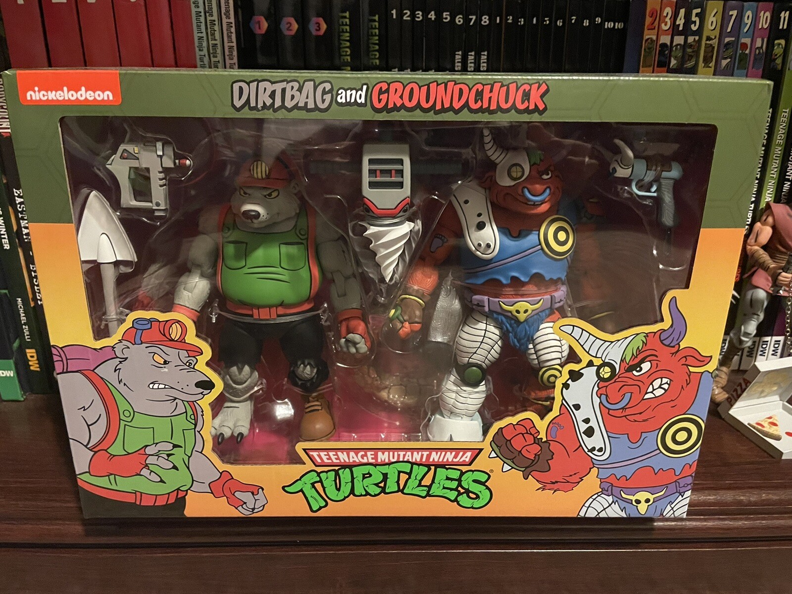 NECA Teenage Mutant Ninja Turtles Dirtbag and Groundchuck Figure TMNT ...